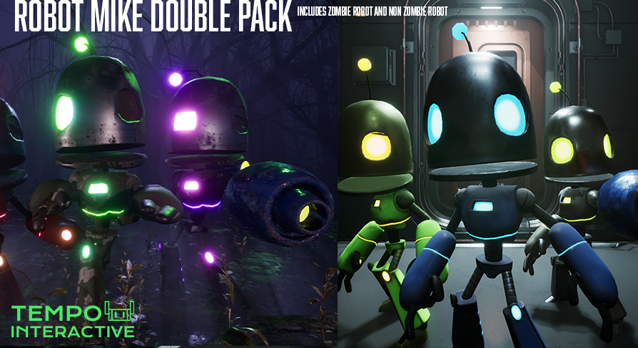 Robot Mike Double Pack in Characters - UE Marketplace