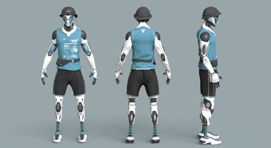 Robot RX-104 in Characters - UE Marketplace