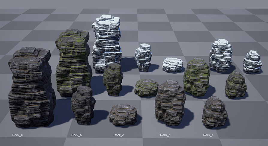 Rock Pack_01 in Props - UE Marketplace