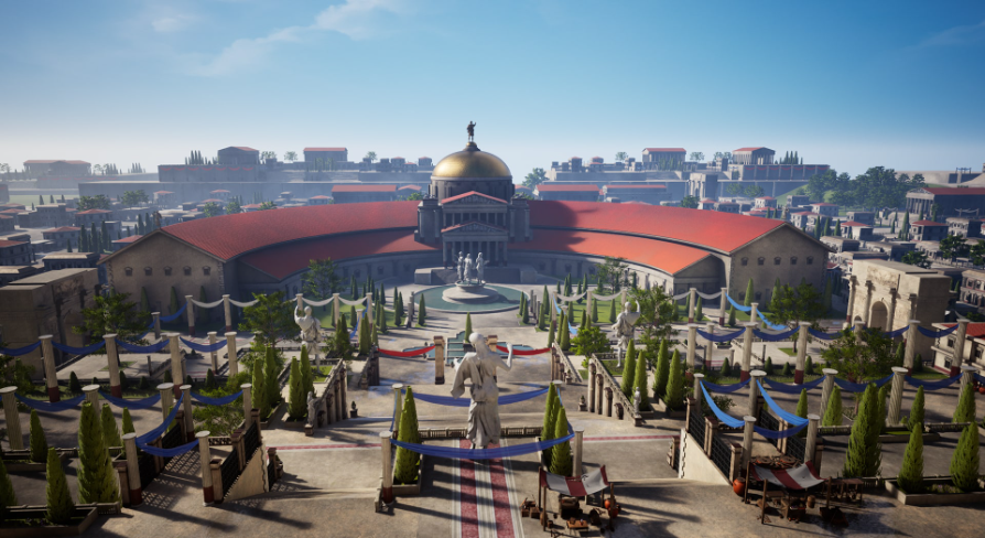 在环境创建的Roman City Modular Kit - 虚幻引擎商城