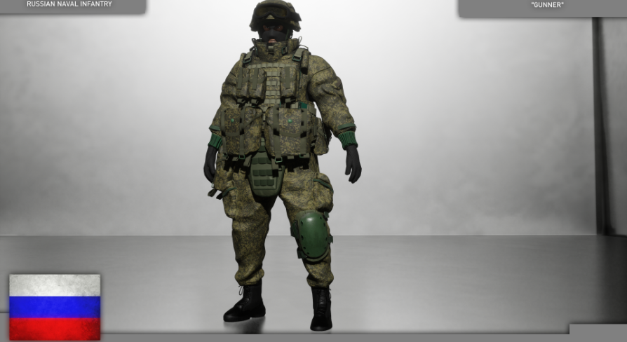 Russian Naval Infantry - GUNNER in Characters - UE Marketplace