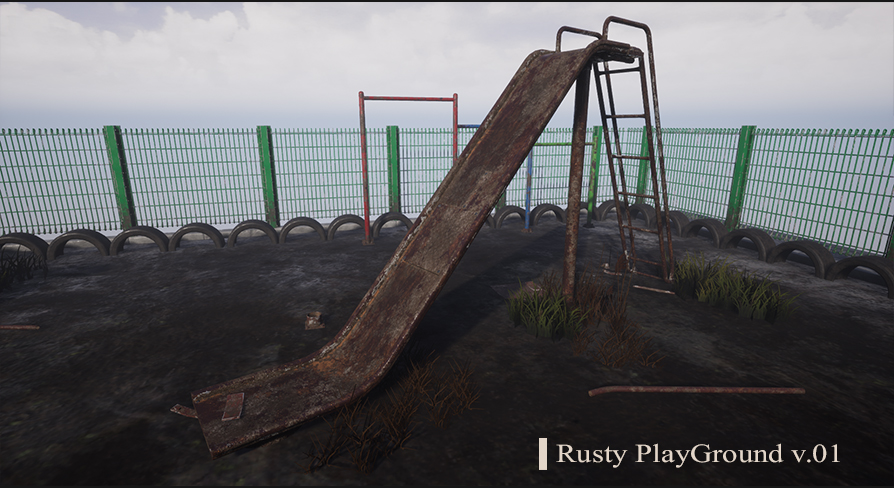 Rusty PlayGround v.01, 카테고리 소품 - UE 마켓플레이스
