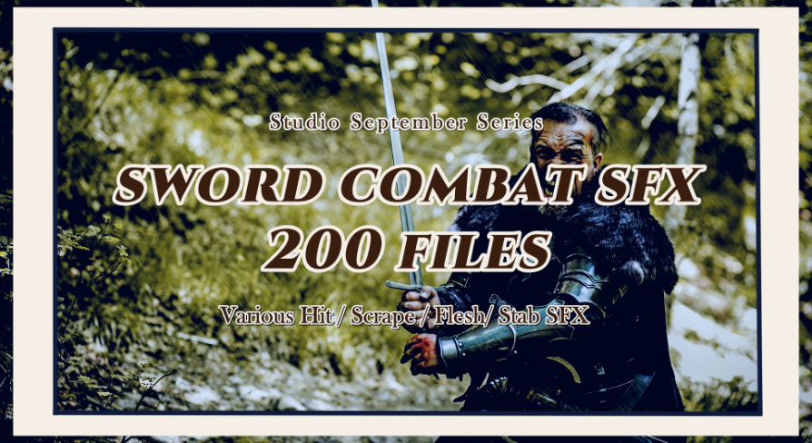 [SFX] HQ Sword and Knife Combat 200 Sound Effects Vol.1, 카테고리 사운드 이펙트 ...