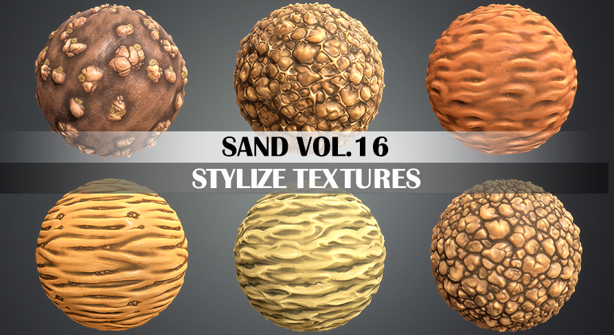 Sand Vol.16 - Hand Painted Texture Pack in Textures - UE Marketplace