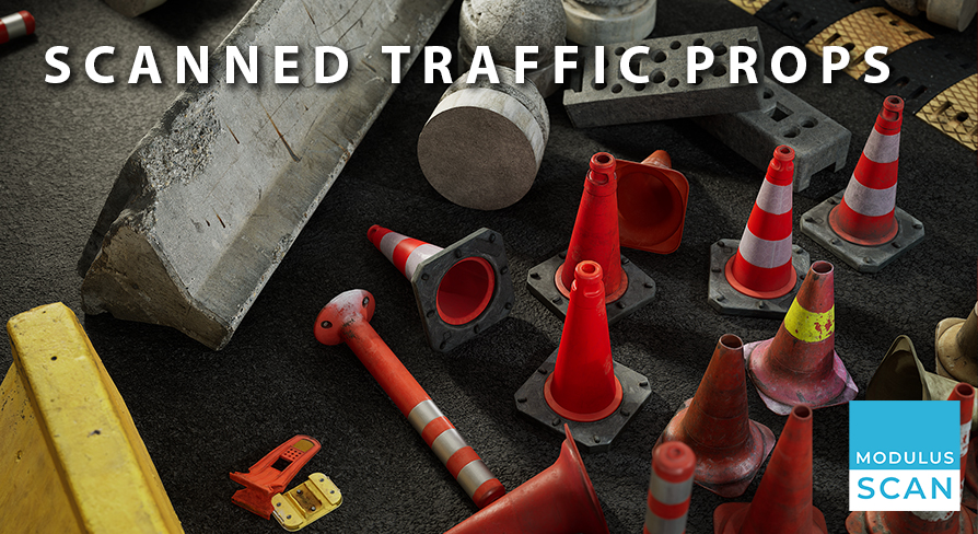 Scanned Traffic Props Vol 1, 카테고리 소품 - UE 마켓플레이스
