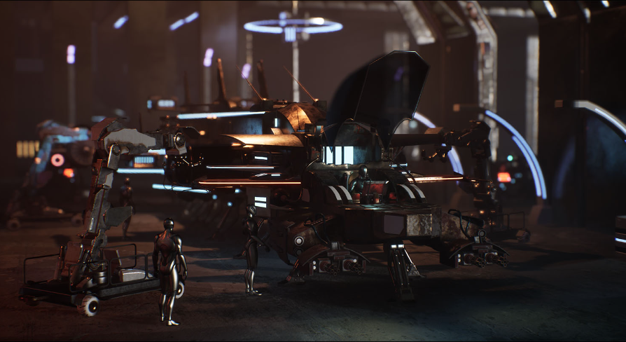 Sci Fi Galactic Space Base & Modular Space Ships：環境 - UE マーケットプレイス