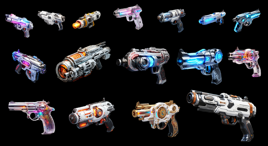 Sci-Fi Guns - Icon Pack in 2D Assets - UE Marketplace