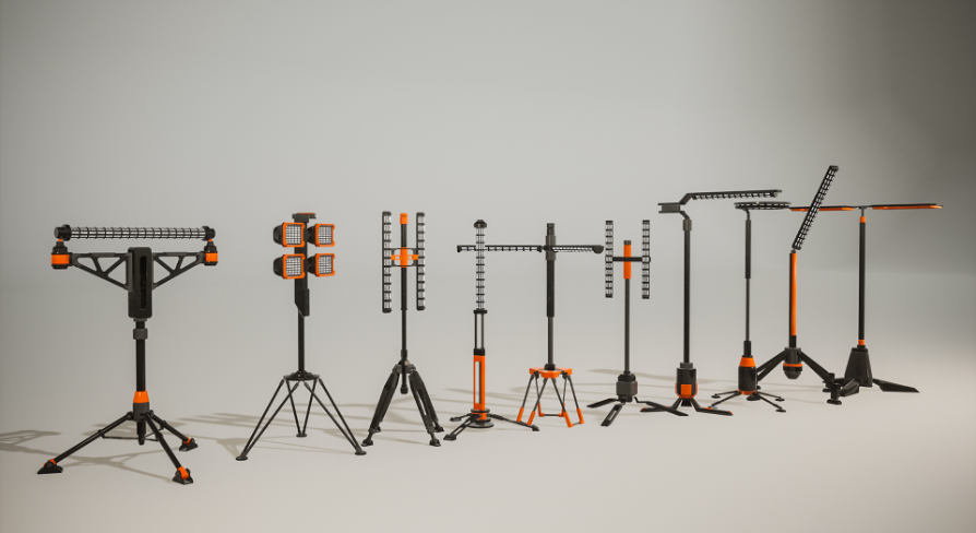 SciFi LED Lights Props in Props - UE Marketplace