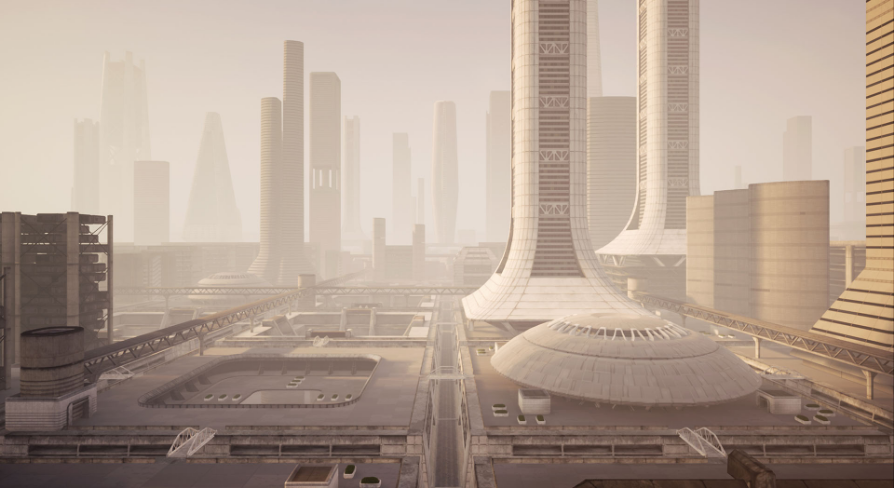 Sci-Fi Megacity in Environments - UE Marketplace