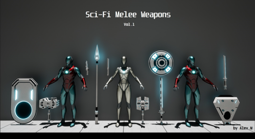 Sci Fi Melee Weapons