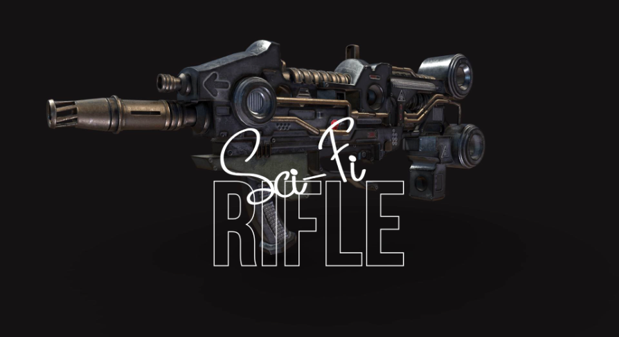 Sci-fi Rifle Ver. 1：武器 - UE マーケットプレイス