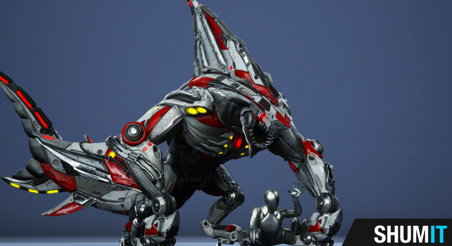 Sci-Fi Shark in Characters - UE Marketplace