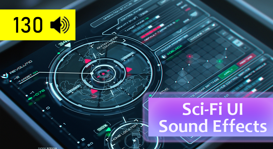 Sci-Fi UI Sounds Effects Pack：サウンドエフェクト - UE マーケットプレイス