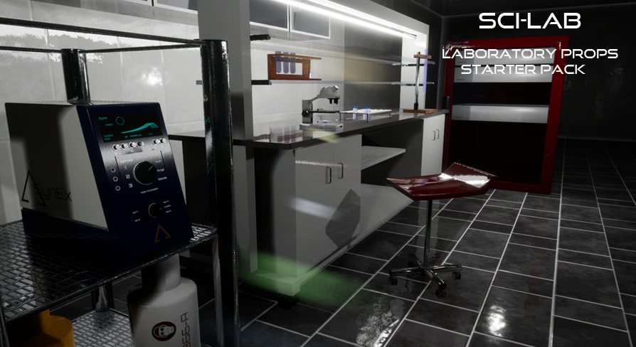 Sci-Lab Props Pack in Props - UE Marketplace