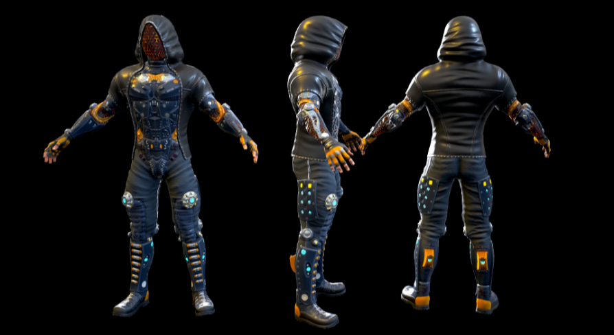 Sci-fi Character 2 low-poly in Characters - UE Marketplace