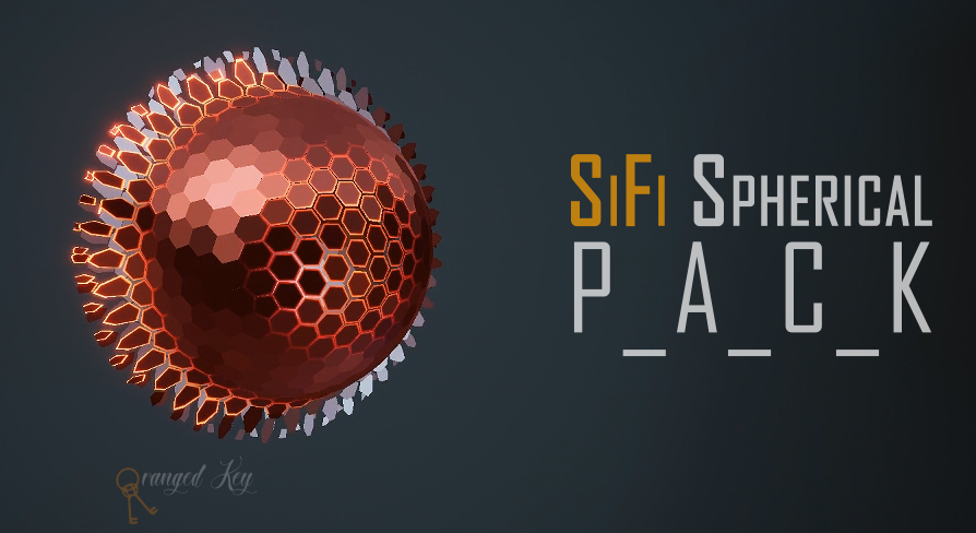 在材质创建的Scifi Spherical PACK - 虚幻引擎商城