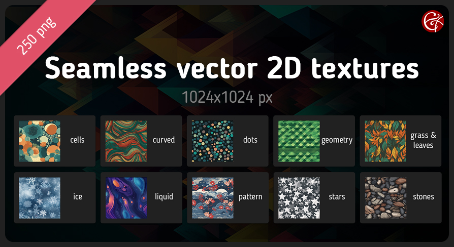 Seamless vector 2D textures：2Dアセット - UE マーケットプレイス