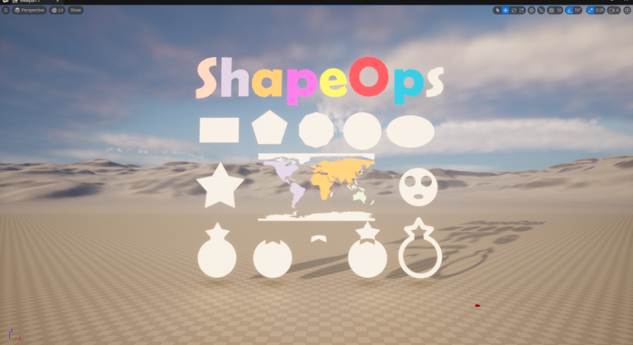 ShapeOps in Code Plugins - UE Marketplace
