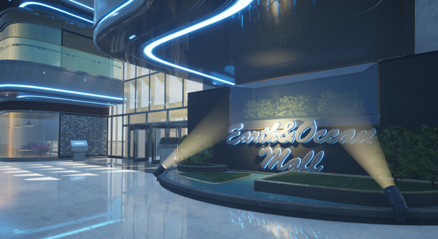 Shopping Mall Lobby：プロップ・小物 - UE マーケットプレイス