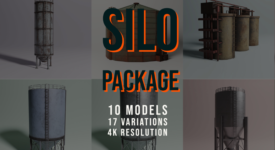 Silo Package in Props - UE Marketplace