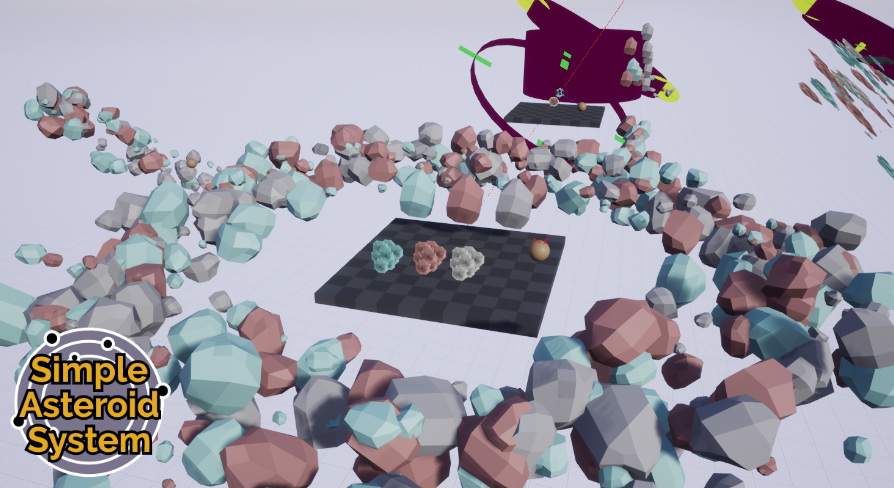Simple Asteroid System in Blueprints - UE Marketplace