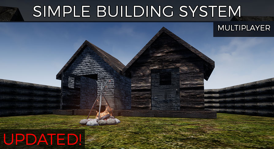 Simple Building System in Blueprints - UE Marketplace