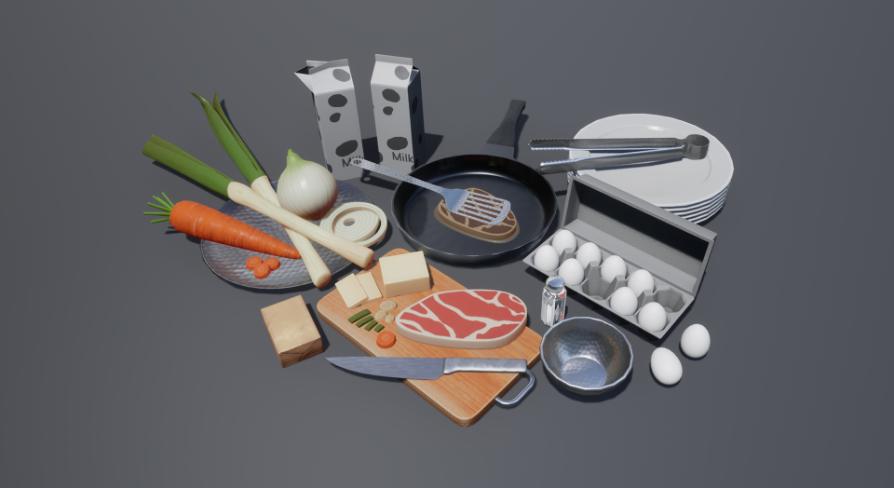 Simple Cooking Vol.1 in Props - UE Marketplace