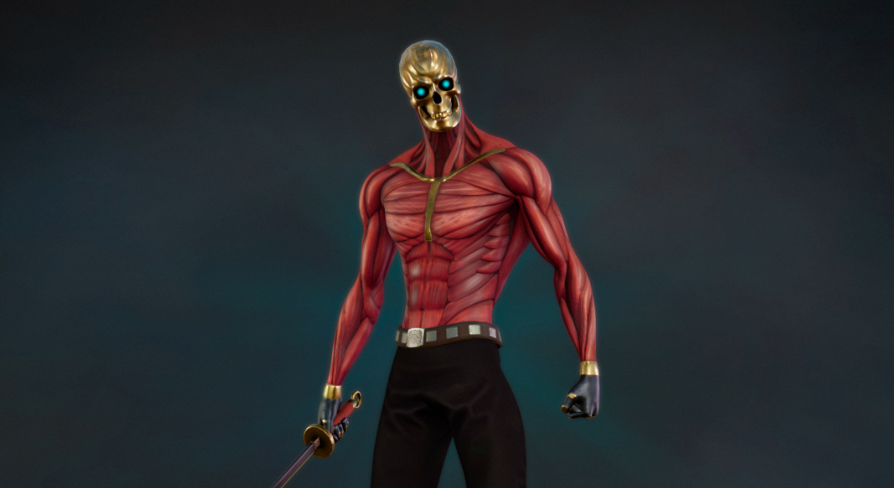 在角色创建的Skeleton Warrior - 虚幻引擎商城