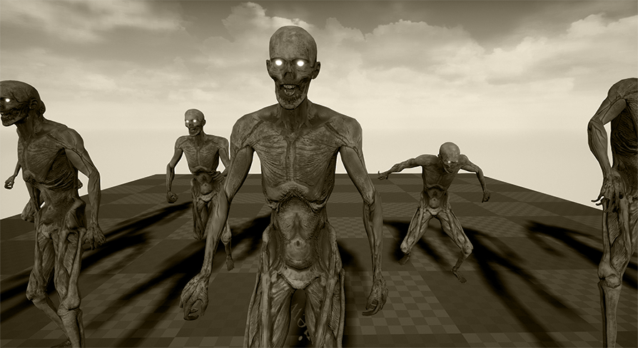 Skeleton zombie in Characters - UE Marketplace