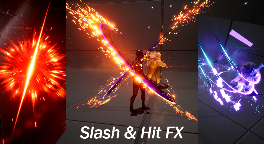 Slash and Hit VFX in Visual Effects - UE Marketplace