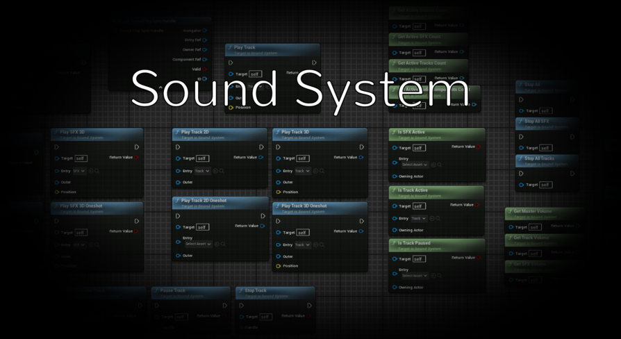 Sound System in Code Plugins - UE Marketplace