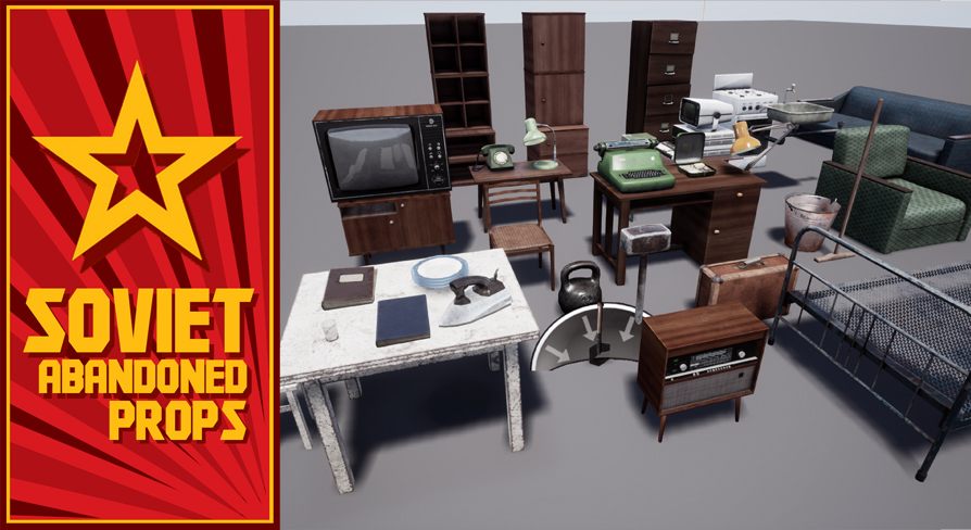 Soviet Abandoned Props in Props - UE Marketplace
