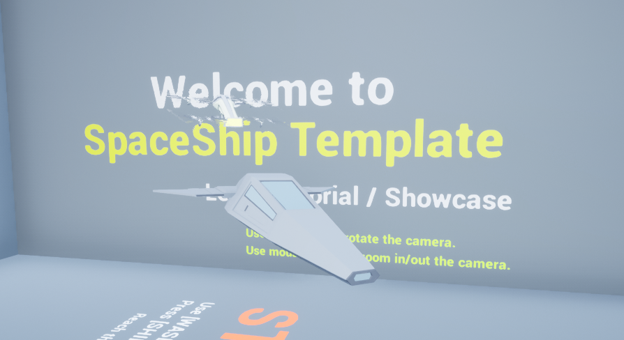 SpaceShip Complete Template in Blueprints - UE Marketplace