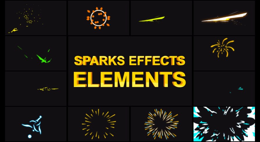 Sparks Effects in 2D Assets - UE Marketplace