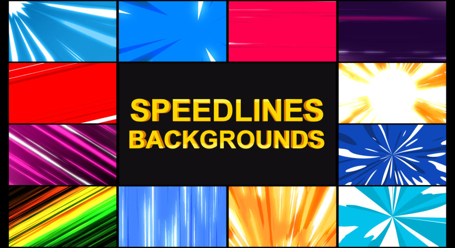 Speedlines in 2D Assets - UE Marketplace
