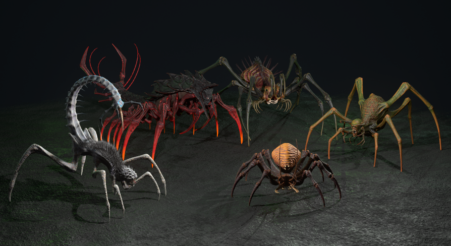 Spider Pack_2, 카테고리 캐릭터 - UE 마켓플레이스