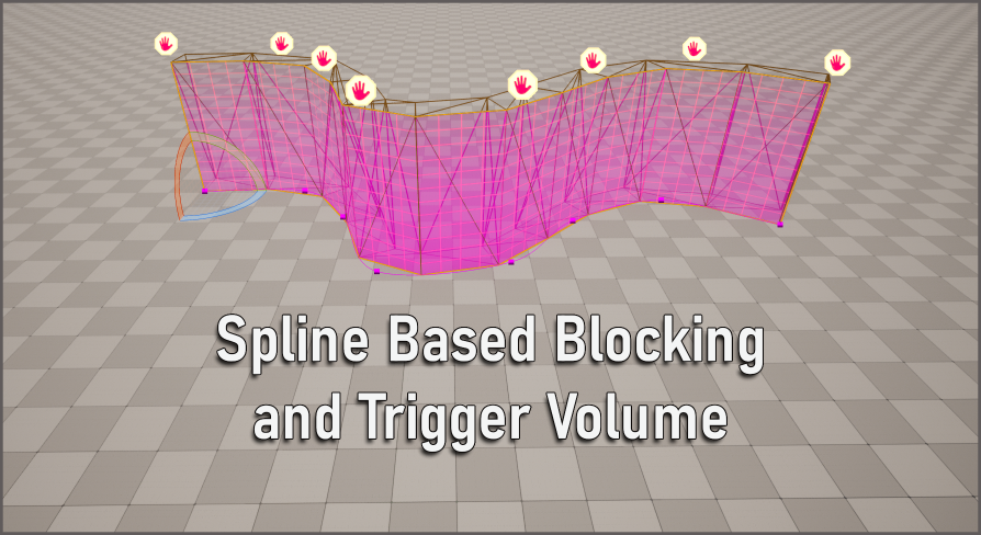 Spline Based Blocking and Trigger Volume, 카테고리 블루프린트 - UE 마켓플레이스