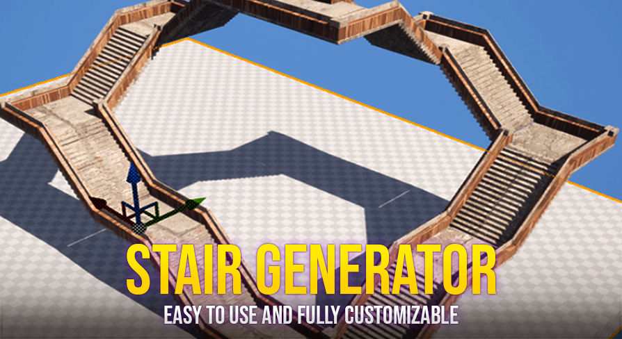 Stair Generator, 카테고리 블루프린트 - UE 마켓플레이스