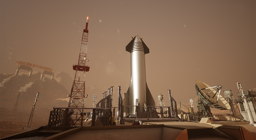 Starship Mars Environment / 75+ Assets：環境 - UE マーケットプレイス