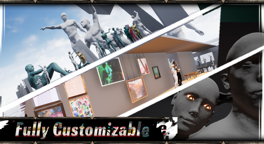 Statues and Paintings：プロップ・小物 - UE マーケットプレイス