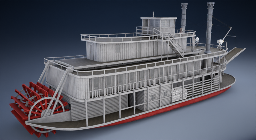 Steamboat in Props - UE Marketplace