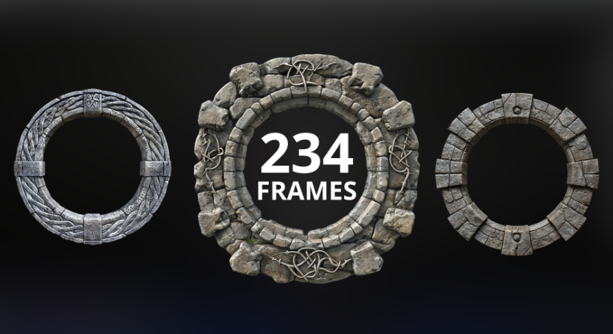 Stone Frames - Icon Pack：2Dアセット - UE マーケットプレイス