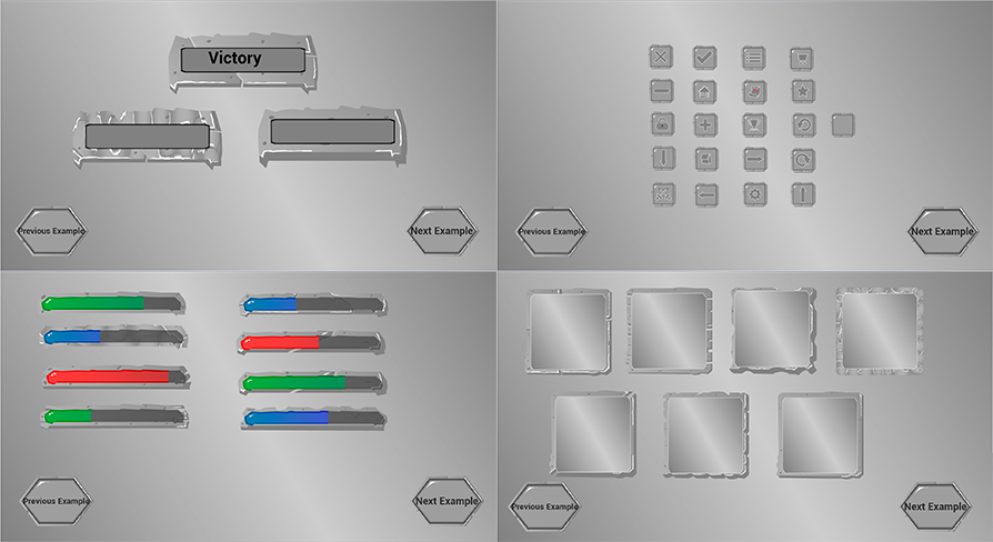 Stone UI set theme in 2D Assets - UE Marketplace