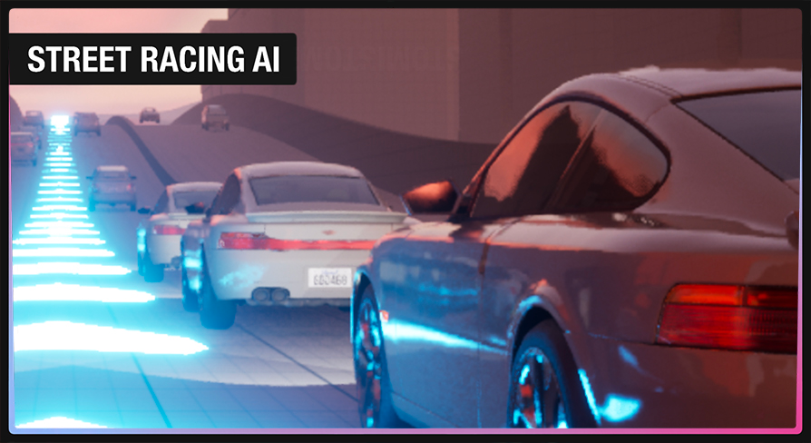 Street Racing AI in Blueprints - UE Marketplace