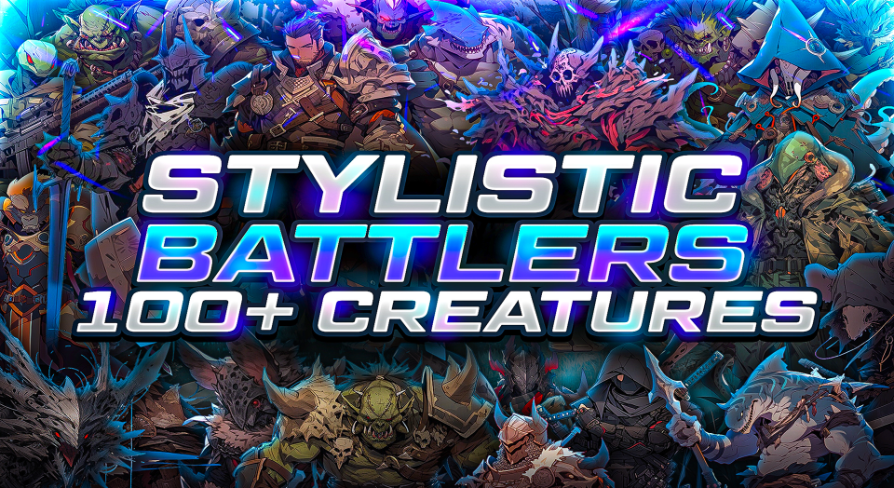 Stylistic RPG Battlers：2Dアセット - UE マーケットプレイス