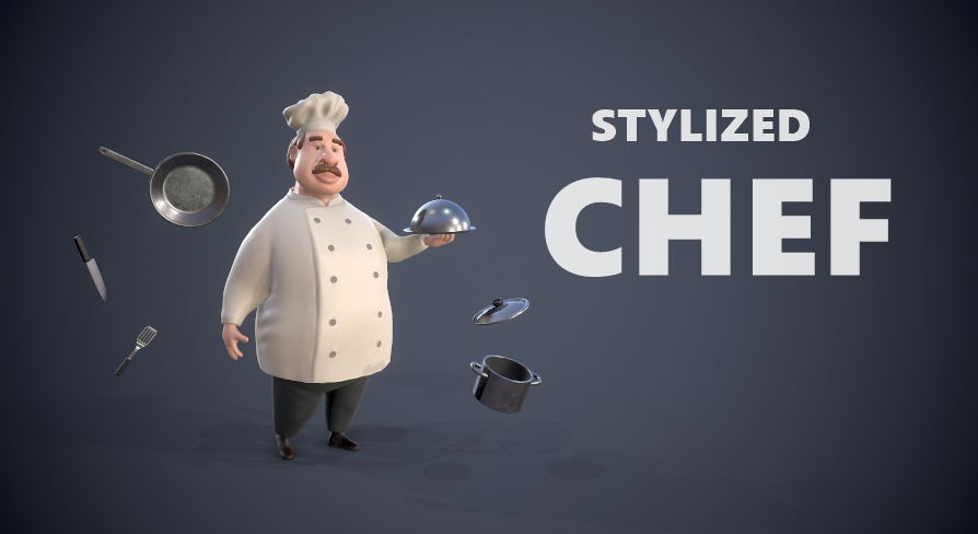 Stylized Chef in Characters - UE Marketplace