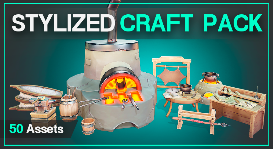 Stylized Craft Pack in Props - UE Marketplace