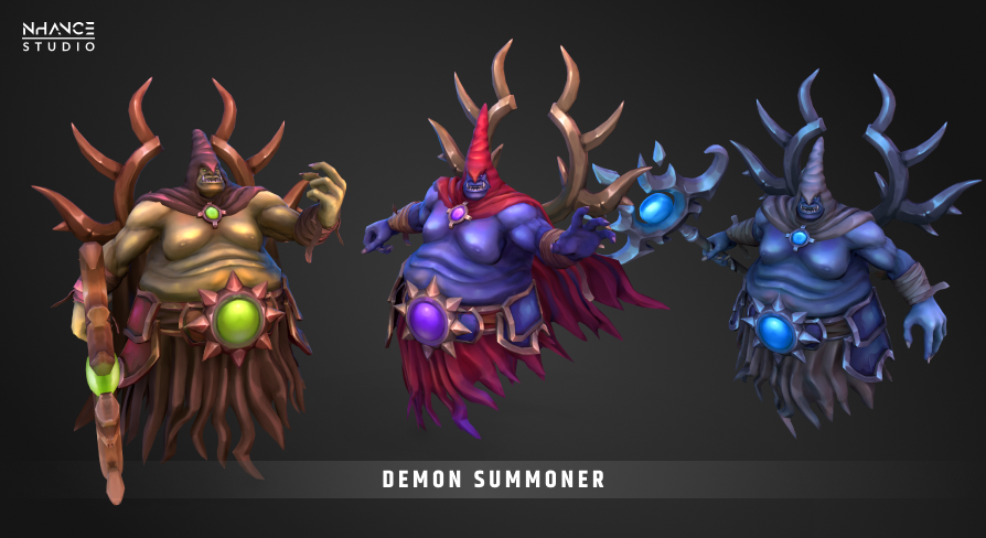 Stylized Demon Summoner in Characters - UE Marketplace