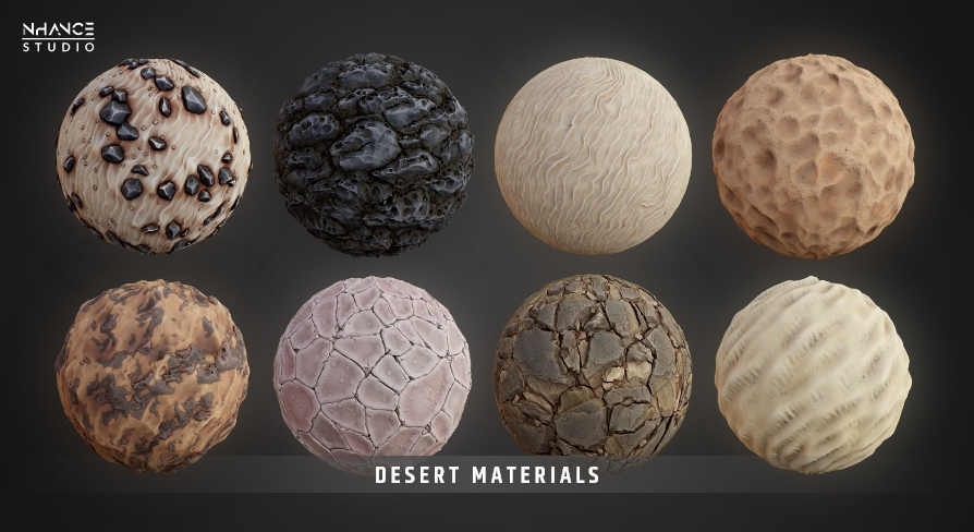 Stylized Desert Landscape Material Pack in Materials - UE Marketplace