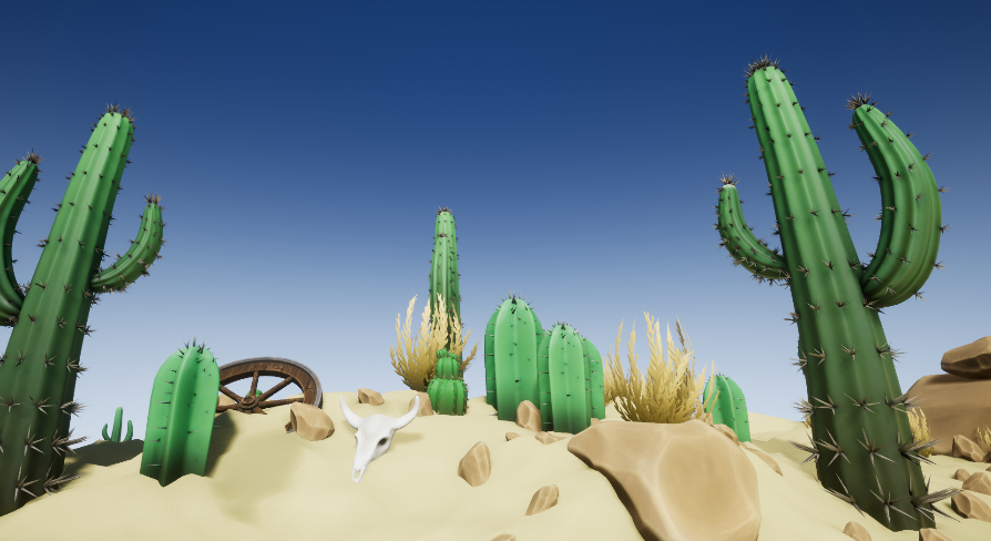 Stylized Desert Props in Props - UE Marketplace